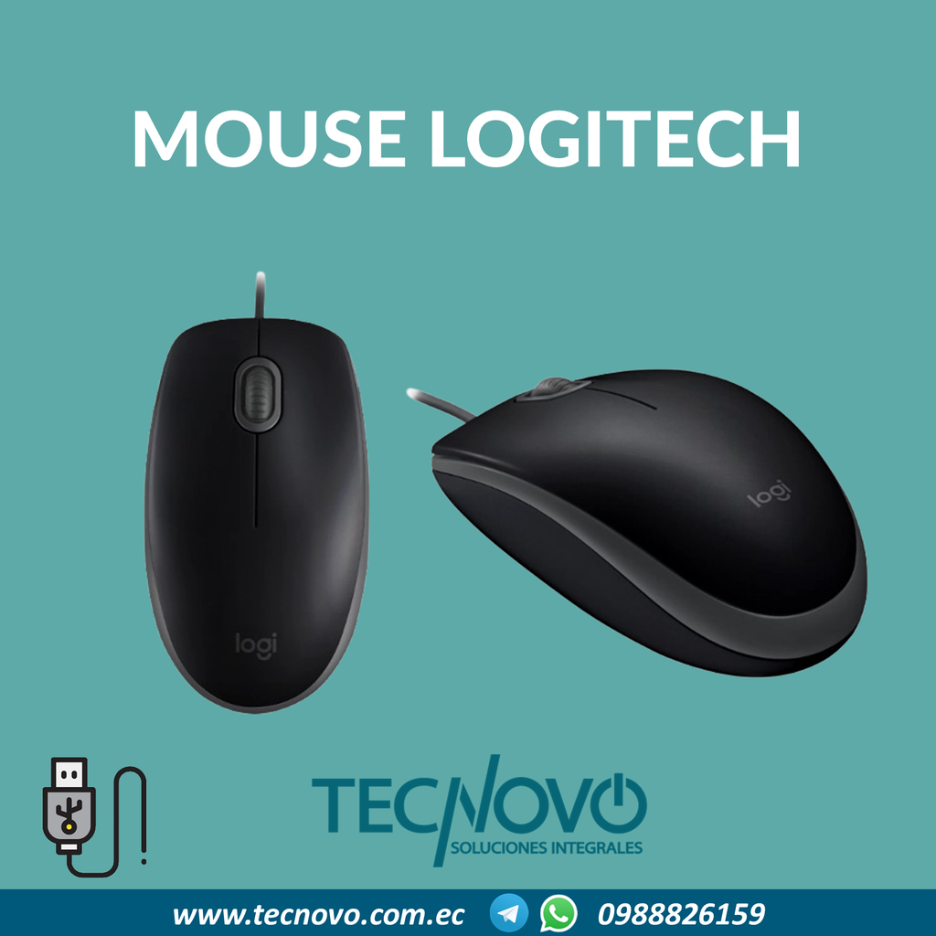 Mouse LOGITECH M110 Silent USB | TECNOVO SOLUCIONES INTEGRALES
